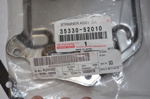 3533052010 Фильтр АКПП OEM TOYOTA LEXUS | Запчасти на DRIVE2