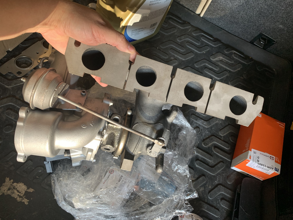 Замена турбины — Volkswagen Tiguan (1G), 2 л, 2013 года | запчасти | DRIVE2