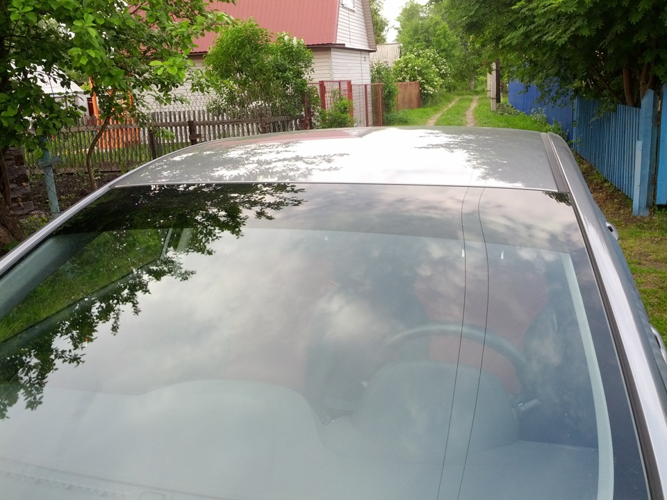 Полоса на лобовом и немного фото. — Hyundai Elantra (5G), 1,8 л, 2012 ...