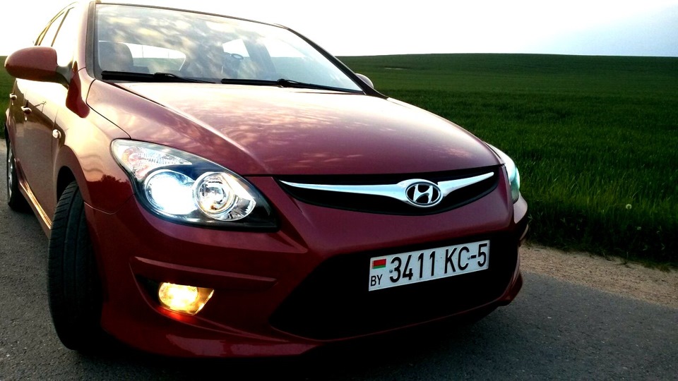 Проведенный вечер с 2-мя любимыми девочками — Hyundai i30 (1G), 1,4 л ...