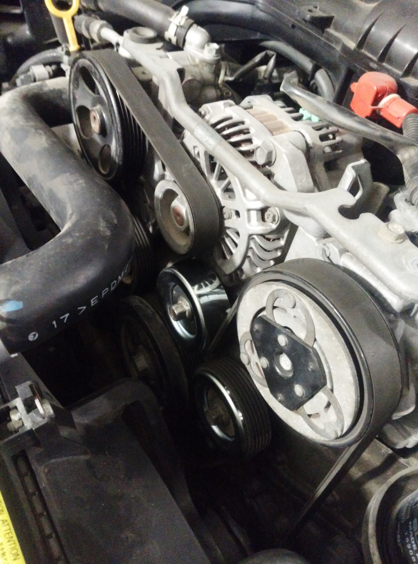 Замена обводных роликов — Subaru Forester (SH), 2,5 л, 2011 года ...