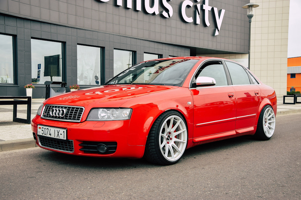 Red Audi S4 + XXR 527 White — RacingParts на DRIVE2