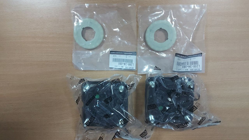 052. Про замену передних амортизаторов и опор. — Mazda CX-9 (1G), 3,7 л ...