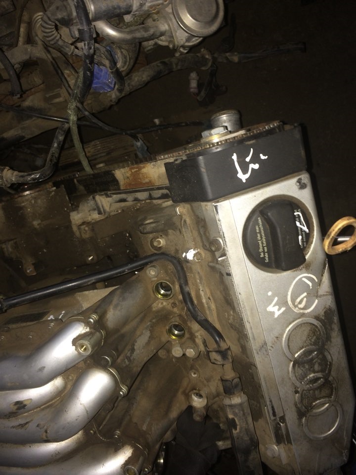 Замена двигателя с ABC на AAH — Audi 100 (C4), 2,6 л, 1993 года ...