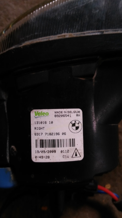 63177182196 фара противотуманная BMW | Запчасти на DRIVE2