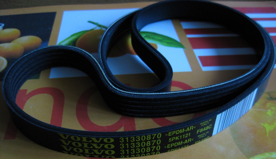 Комплект Volvo 31401425 = натяжитель 31330379 + ремень 31330870 — Volvo ...