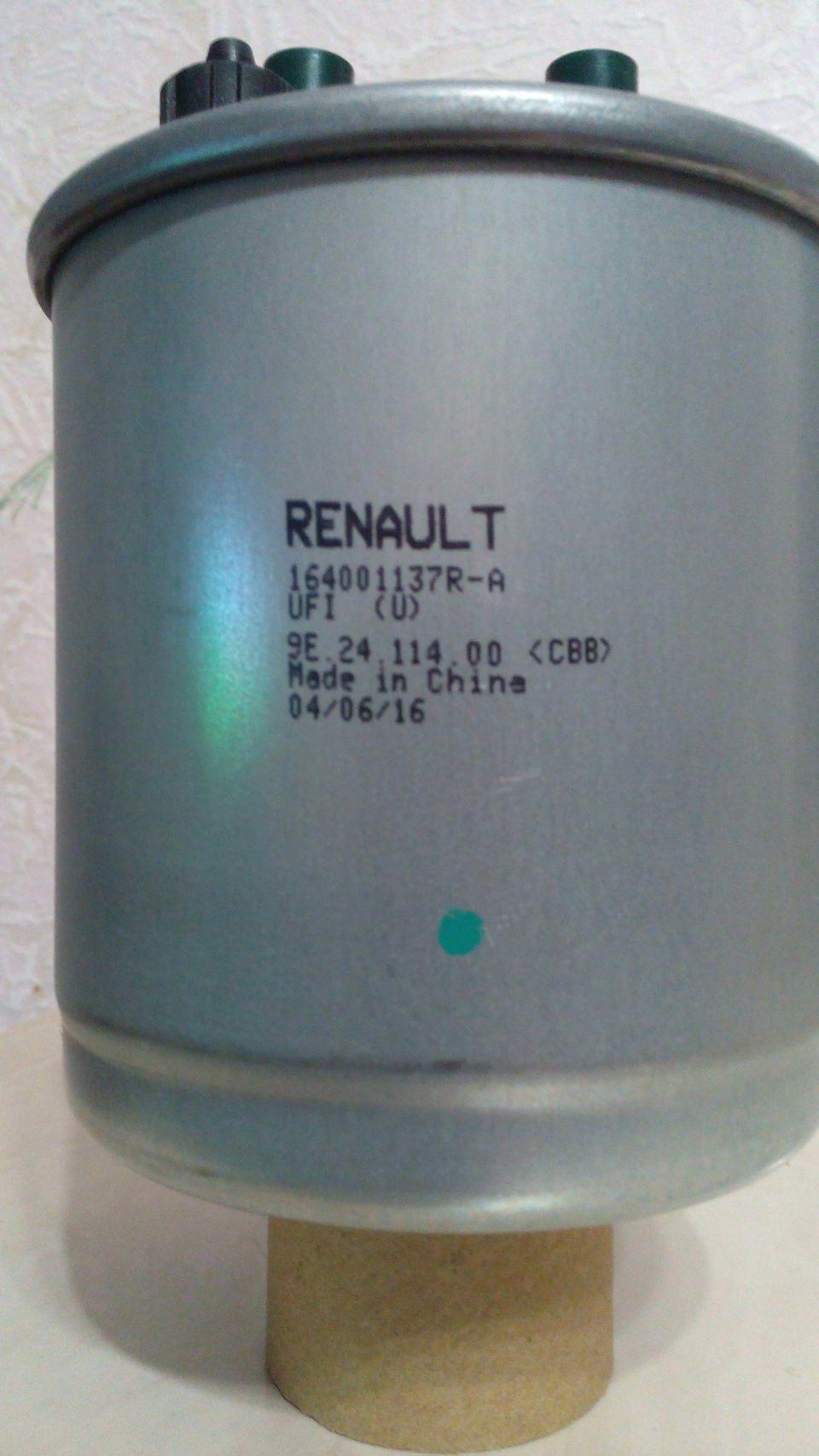 164001137R Фильтр топливный RENAULT | Запчасти на DRIVE2