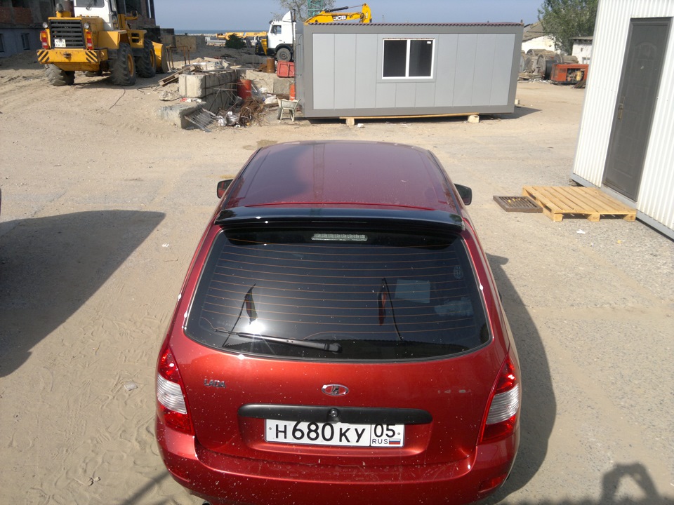 спойлер — Lada Калина Универсал (1G), 1,6 л, 2010 года | стайлинг | DRIVE2