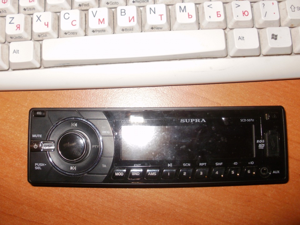 магнитола SUPRA SVD-507U — Lada 21103, 1,5 л, 2003 года | автозвук | DRIVE2