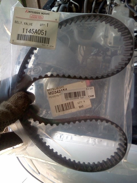 Замена всех ремней — Mitsubishi Carisma, 1,3 л, 2003 года | плановое ТО ...