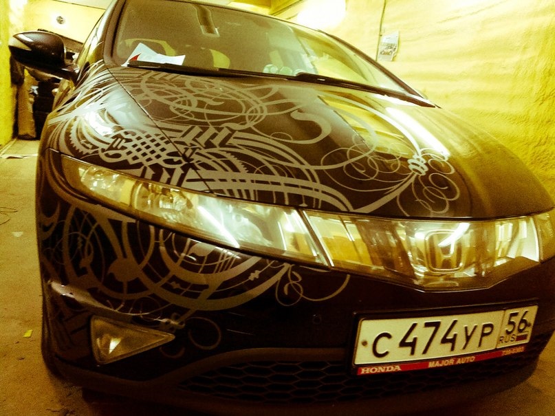 Аппликация — Honda Civic Hatchback (8G), 1,8 л, 2008 года | стайлинг ...