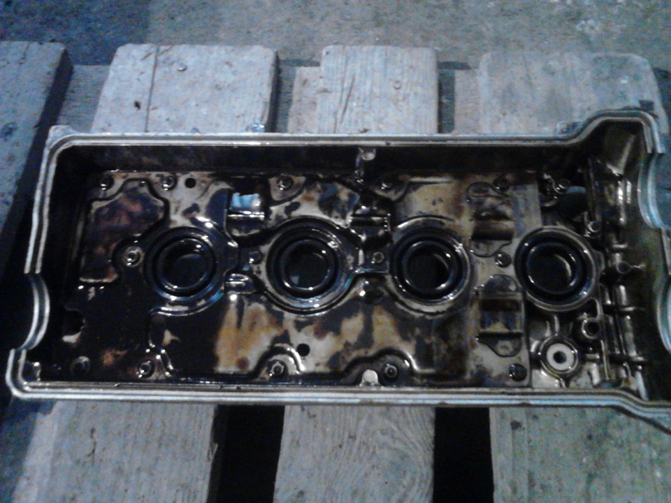 крышка головки блока… — Toyota Tercel (4G), 1,3 л, 1993 года | своими ...