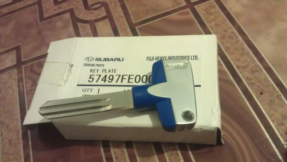 Маленькие обновки. Ключ STI + фары — Subaru Forester (SF), 2 л, 2000 ...