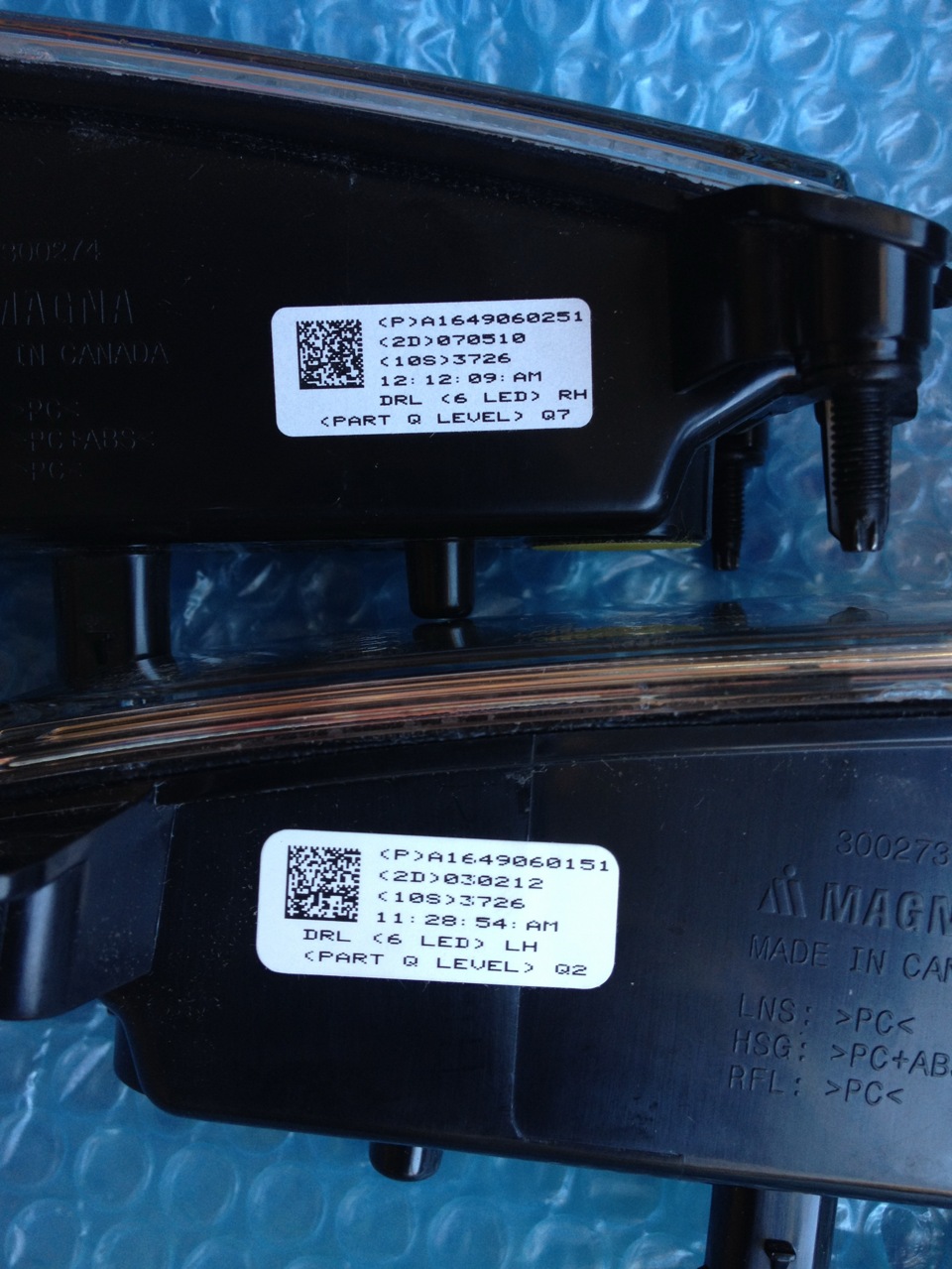 Оригинал DRL (дневные ходовые огни) ML W164 Рестайл — Mercedes-Benz M ...