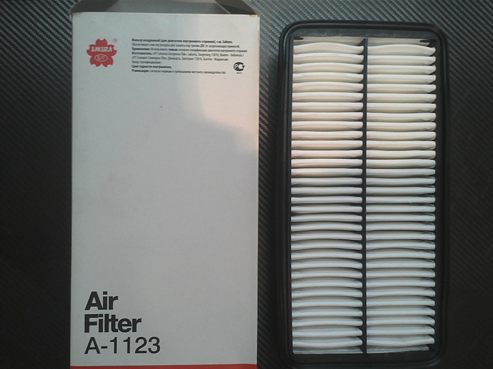 воздушный фильтр — Toyota Caldina (190), 2 л, 1997 года | расходники ...