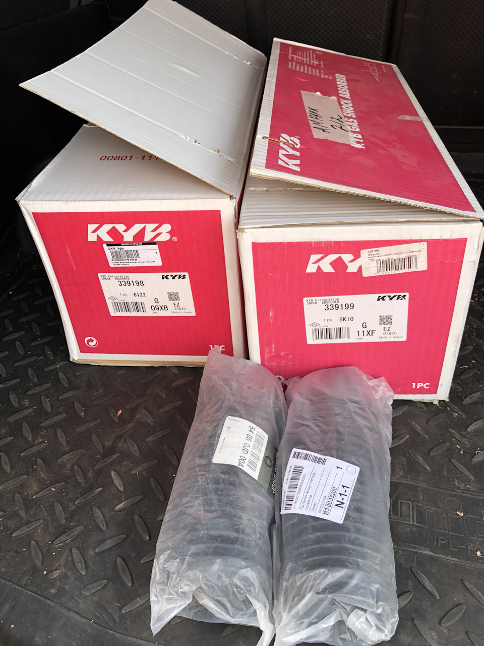 Замена уже вытекших амортизаторов! — Nissan X-Trail II (t31), 2,5 л ...