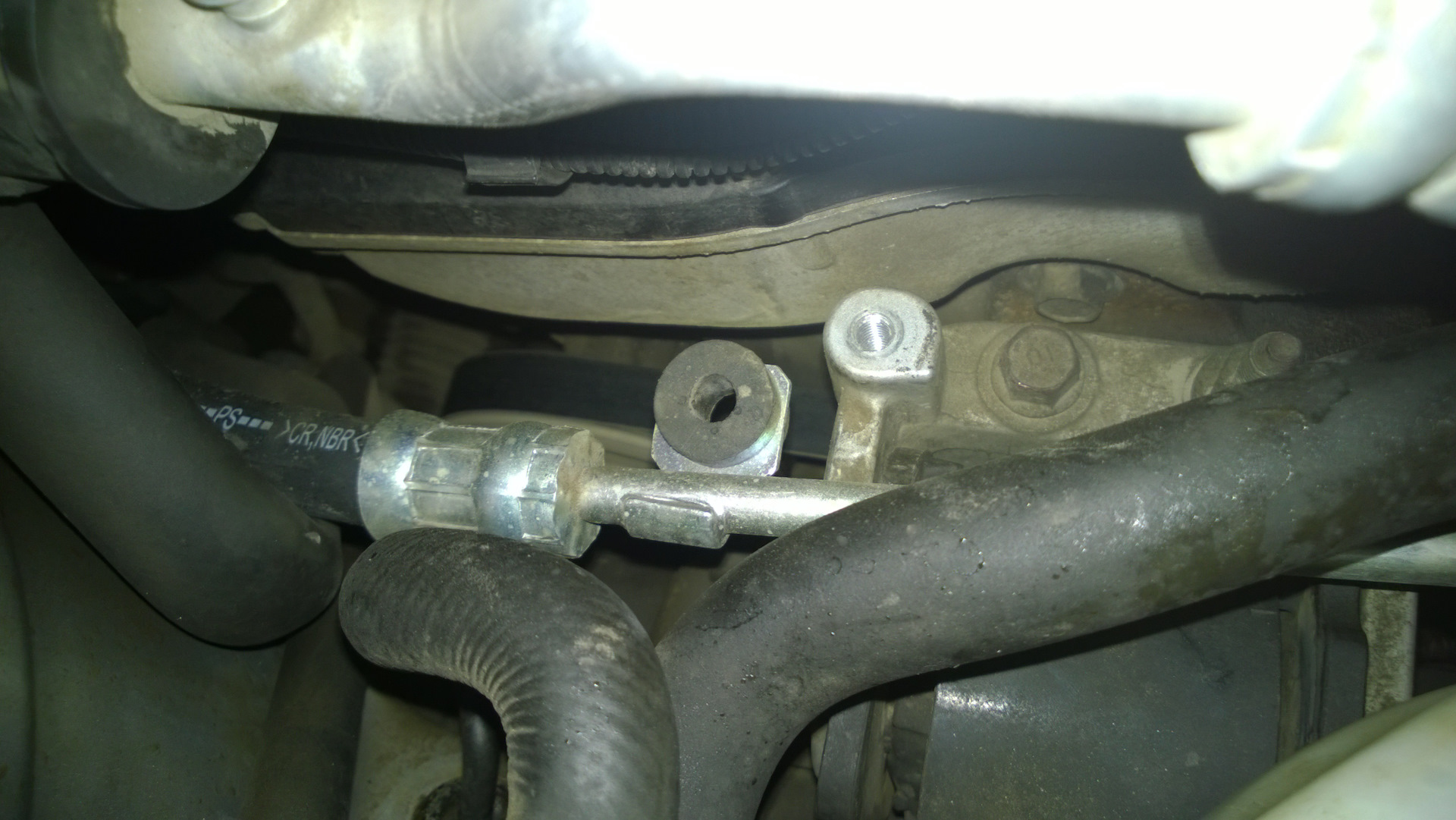 Замена шланга ГУР — Mitsubishi Lancer Sportback, 1,8 л, 2008 года ...