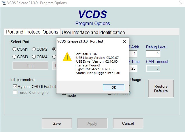 Unforgivable error VCDS HEX+CAN — Skoda Yeti, 2 л, 2018 года ...