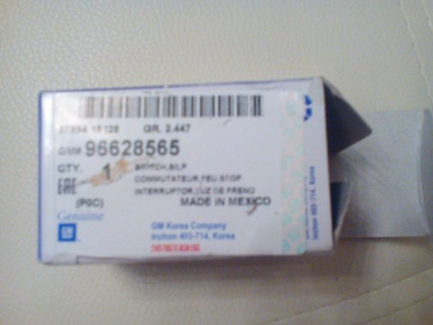 96628565 Выключатель стоп-сигнала GM | Запчасти на DRIVE2