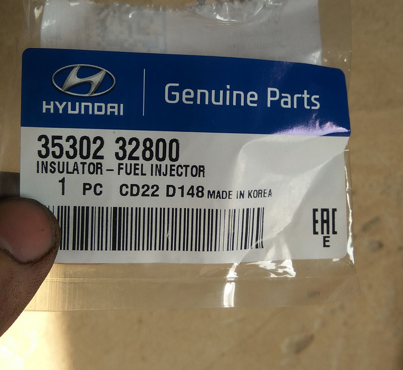 3530232800 Уплотнительное кольцо топливной форсунки KIA HYUNDAI ...