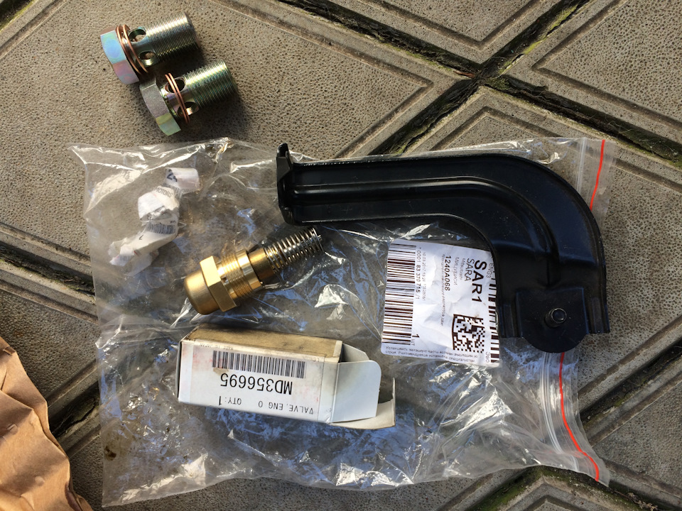 Установка штатного маслокулера двигателя — Mitsubishi Galant Fortis, 2 ...