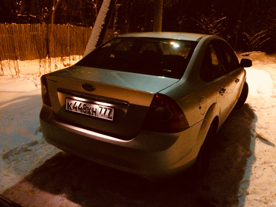Установка туманок — Ford Focus Sedan II, 1,6 л, 2008 года | своими ...