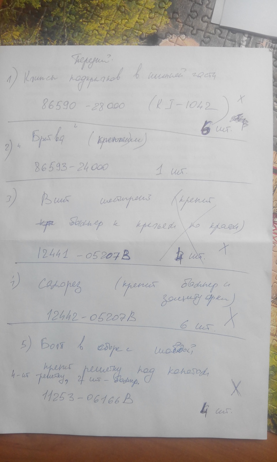 1244105207B ВИНТ-САМОРЕЗ D=15MM KIA HYUNDAI | Запчасти на DRIVE2