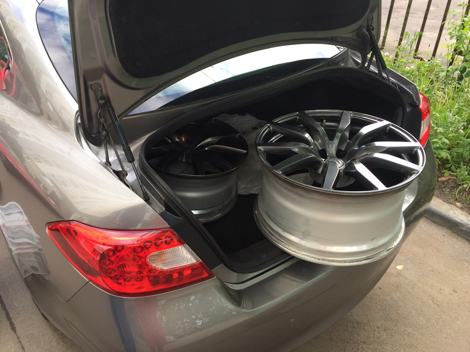 Диски GTR r20 — Infiniti M (3G), 3,7 л, 2013 года | колёсные диски | DRIVE2