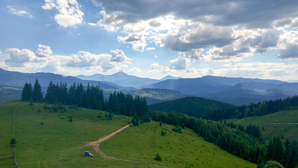 Карпаты — Subaru Outback (BG), 2,5 л, 1997 года | путешествие | DRIVE2