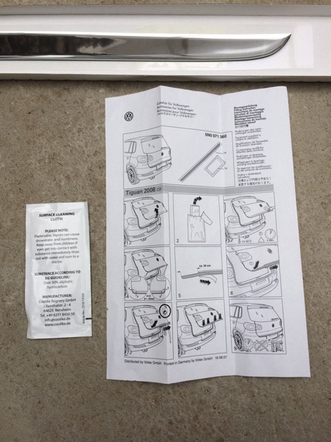 5N0071360 Накладка задней двер VAG | Запчасти на DRIVE2