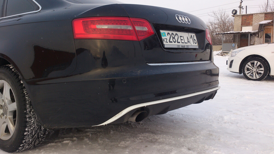Обвес заднего бампера. Итог! — Audi A6 (C6), 2 л, 2010 года | тюнинг ...