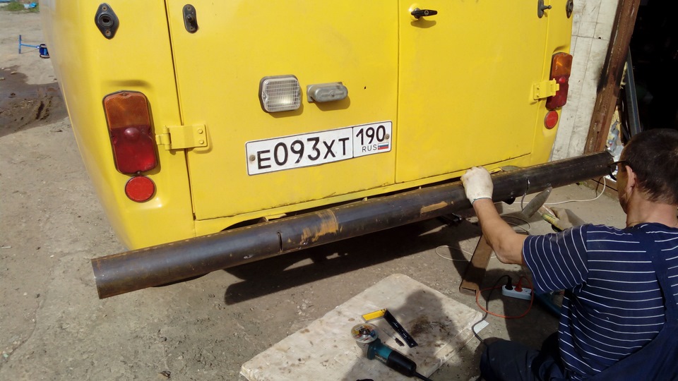 Силовые бамперы своими руками — УАЗ 3909, 2,4 л, 1998 года | тюнинг | DRIVE2