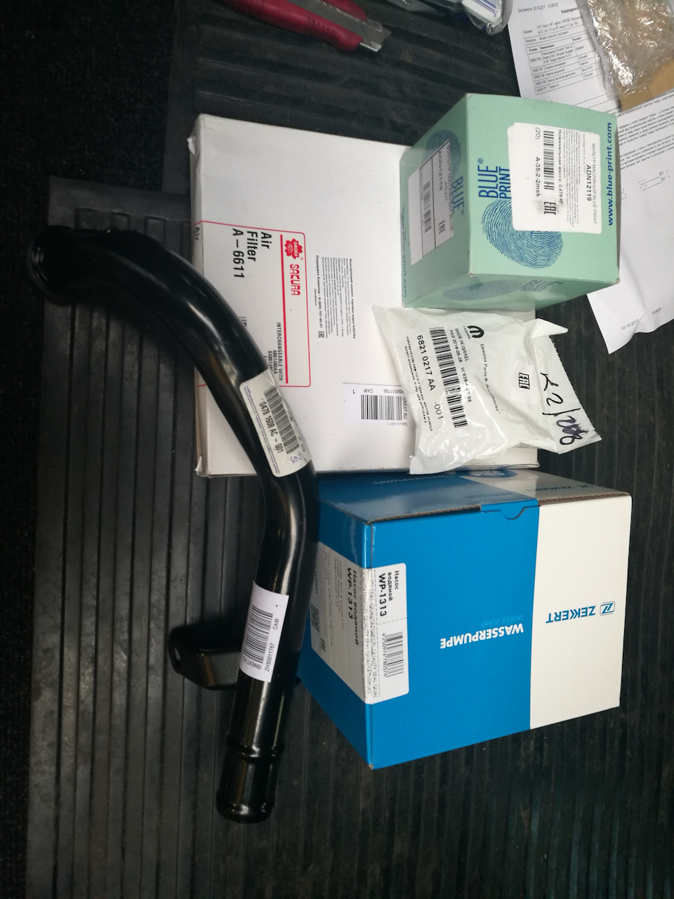 68210217AA Термостат двигателя CHRYSLER | Запчасти на DRIVE2