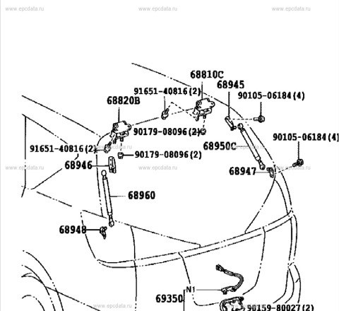 9010506184 Болт TOYOTA LEXUS | Запчасти на DRIVE2
