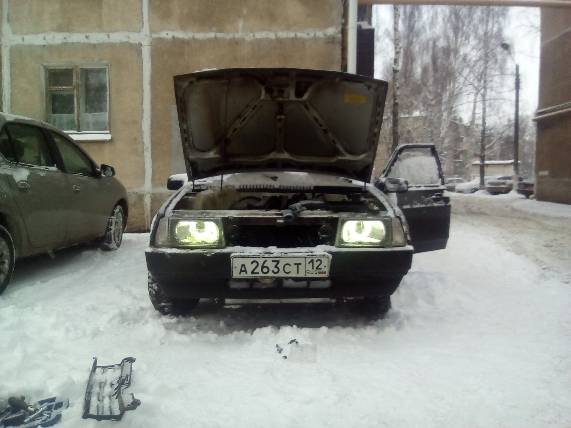 Ангельские глазки в штатные фары — DRIVE2