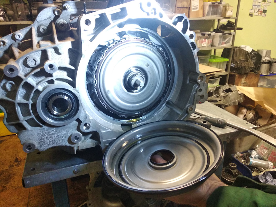 сцепление DQ250 на stage 3 IS38 — Skoda Octavia Combi A7 Mk3, 1,8 л ...