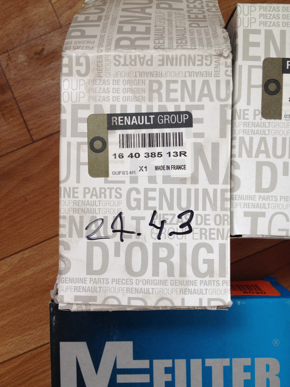 164038513R Фильтр топл RENAULT | Запчасти на DRIVE2