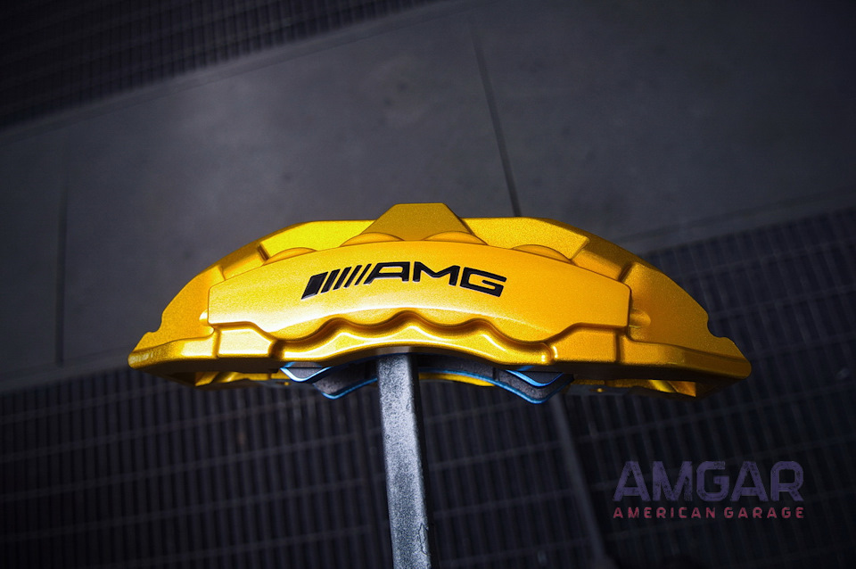 Покраска суппортов с нанесением логотипа — AMGAR на DRIVE2