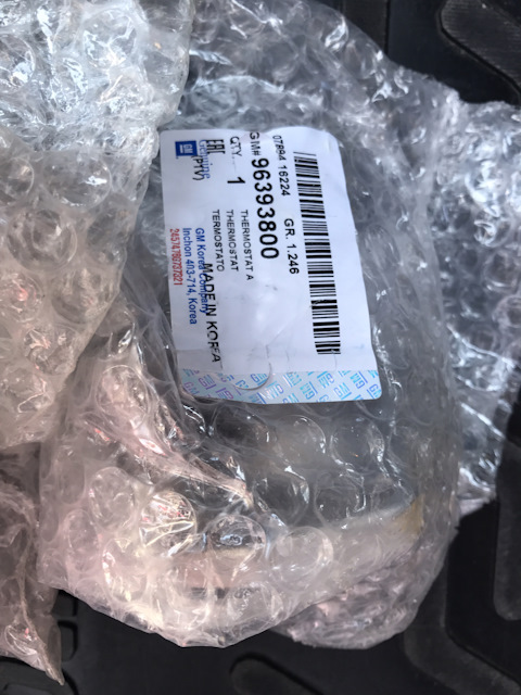 96393800 Термостат GM | Запчасти на DRIVE2