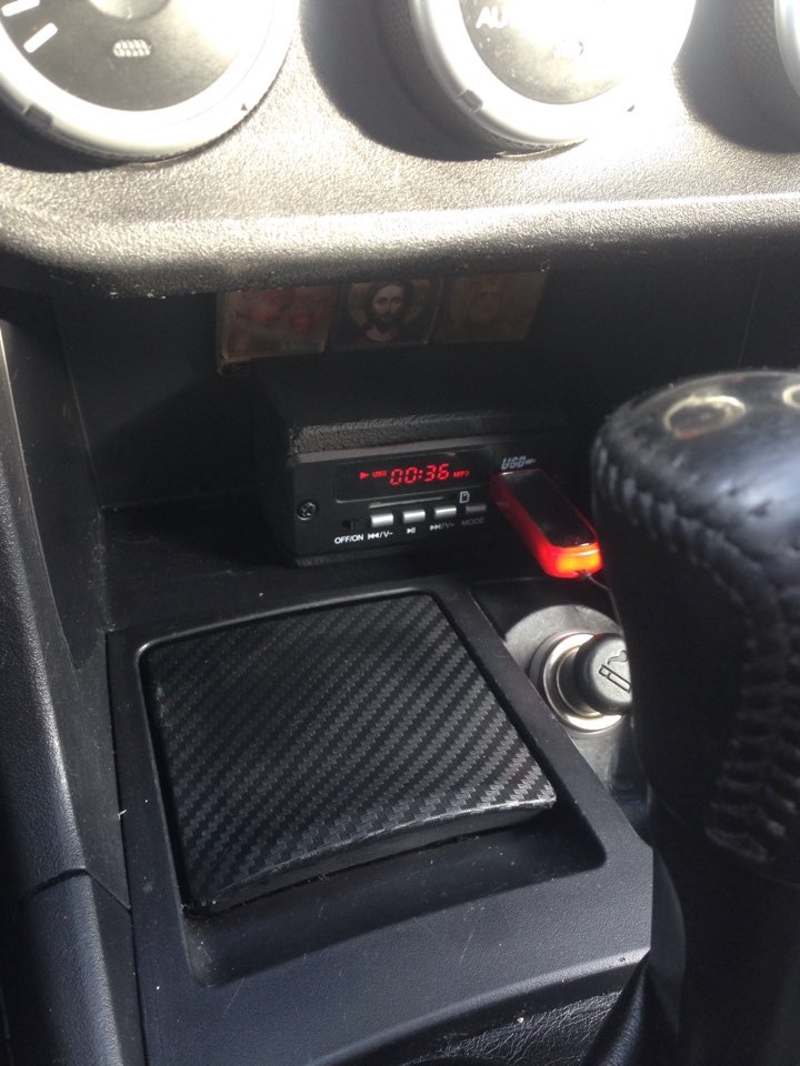 Usb в Лансер, бюджетный вариант. — Mitsubishi Lancer X, 2 л, 2008 года ...