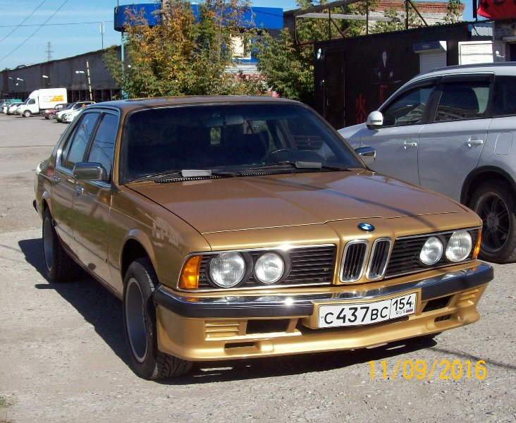 «Gold metallic» — BMW 7 series (E23), 2,8 л, 1984 года | кузовной ...