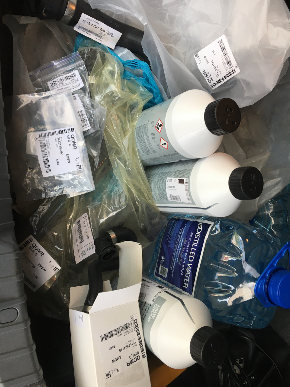 34321156893 Хомут крепления шланга BMW | Запчасти на DRIVE2