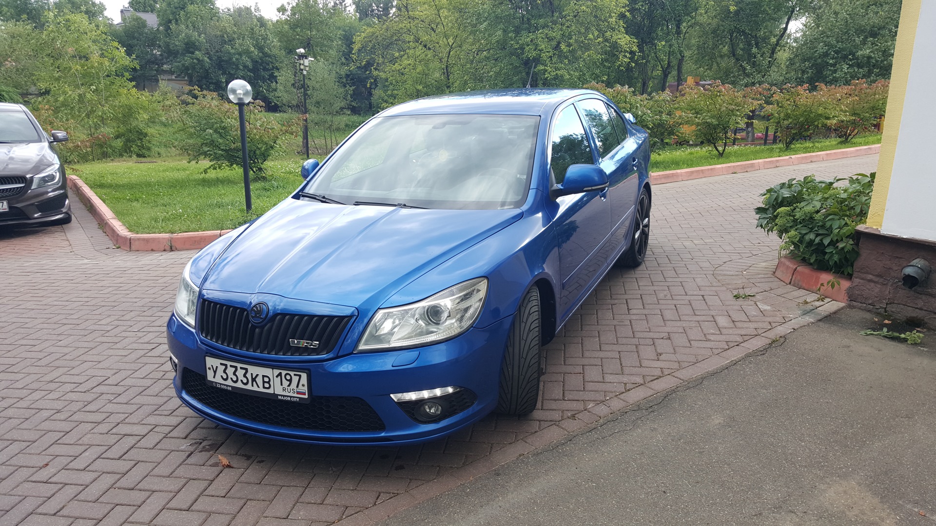 Skoda Octavia RS A5 Mk2 2.0 бензиновый 2010 | Aqua Blue на DRIVE2