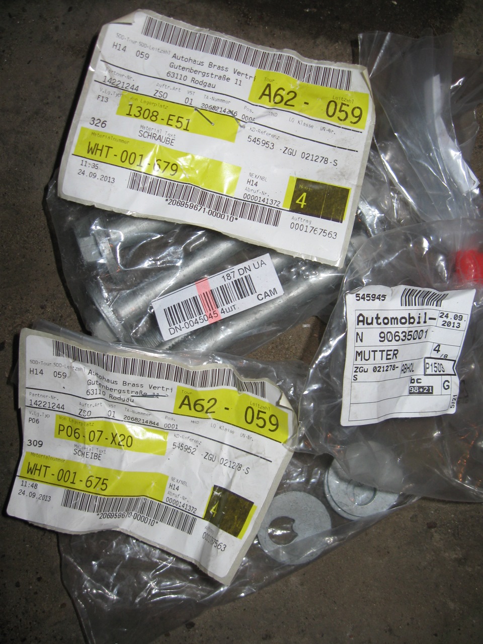 WHT001679 Болт эксцентриковый VAG | Запчасти на DRIVE2