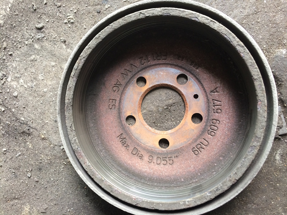 6RU609617A Тормозной барабан VAG | Запчасти на DRIVE2