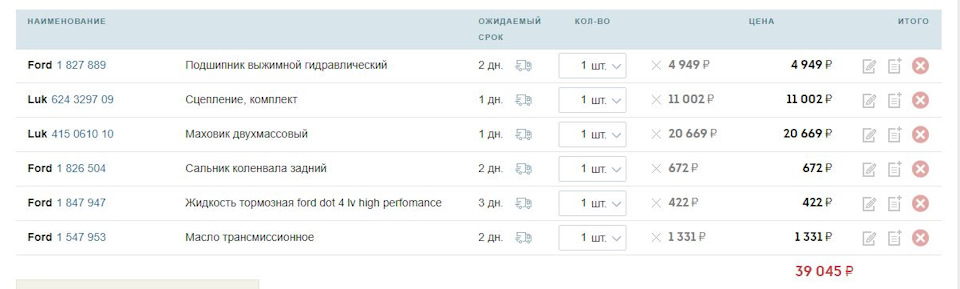 1826504 Сальник коленвала задний (90x110x7,0) / 2,0 Duratorq-TDCI 03 ...