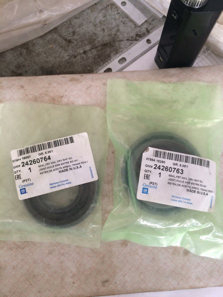 24260764 Сальник дифференциала АКПП / Chevrolet 12~ GM | Запчасти на DRIVE2