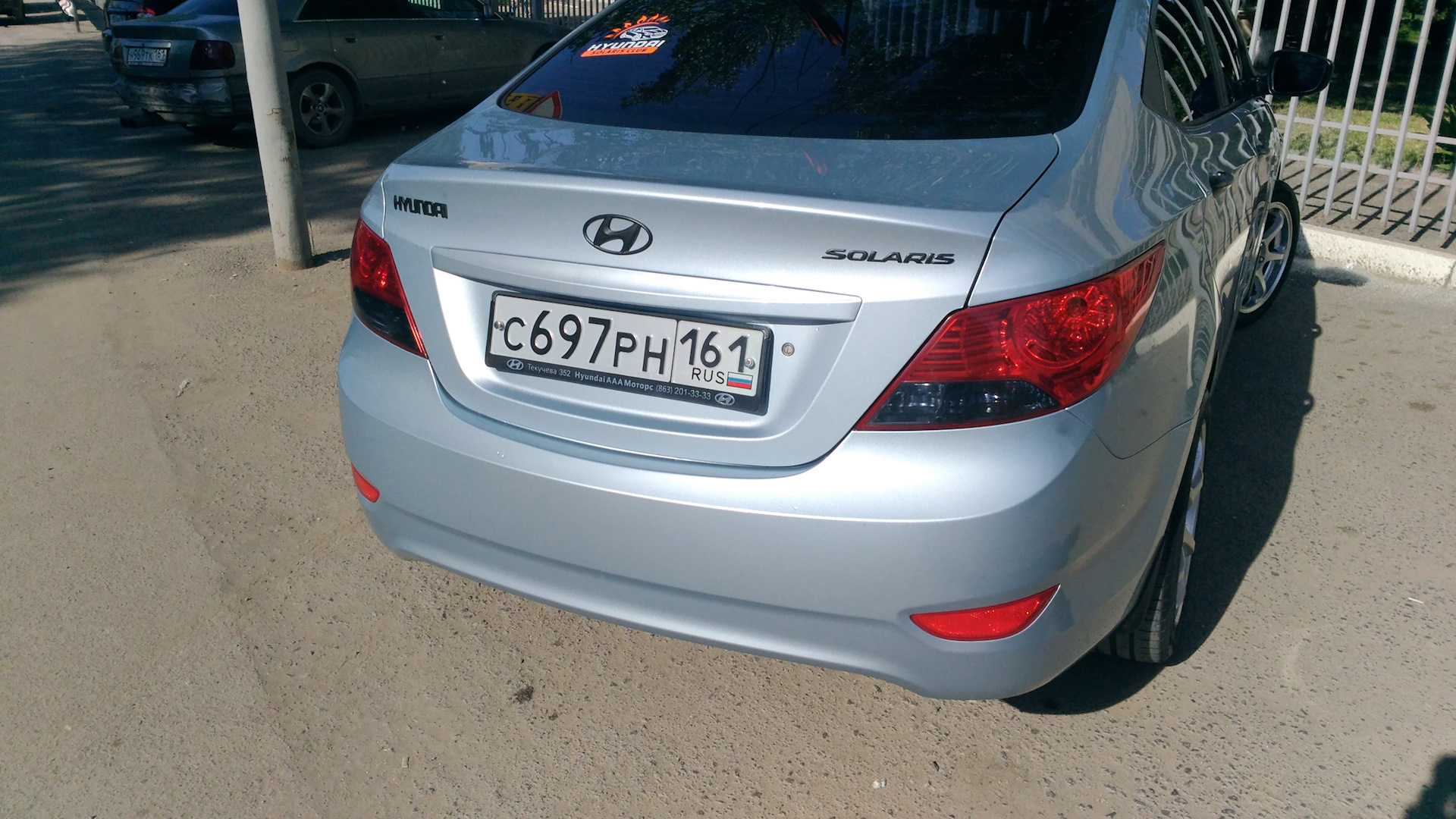 Чем бы дитя не тешилось…😏 — Hyundai Solaris (1G), 1,6 л, 2013 года | стайлинг | DRIVE2