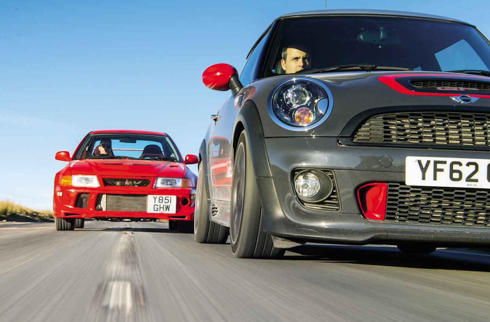 MITSUBISHI EVO VI TME vs AUDI RS4 B7 vs MINI JOHN COOPER WORKS GP — DRIVE2