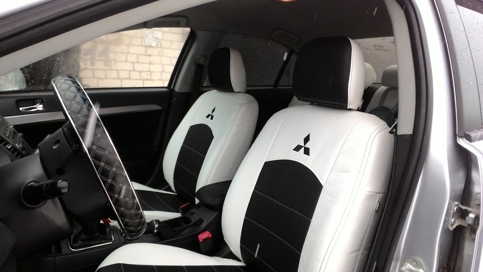 Чехлы Автофрант. — Mitsubishi Lancer X, 1,5 л, 2007 года | аксессуары ...